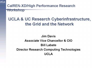 PPT – UCLA PowerPoint presentation | free to view - id: 7de60-ZDc1Z