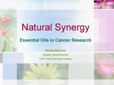 PPT – Natural Synergy PowerPoint presentation | free to view - id ...