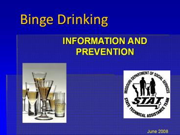 Binge Drinking presentation | free to download