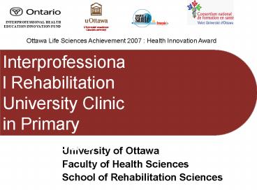 University of Ottawa presentation | free to view