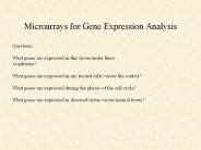 PPT – Gene Expression Data Analysis PowerPoint presentation | free to ...