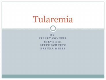 Stacey Connell presentation | free to view