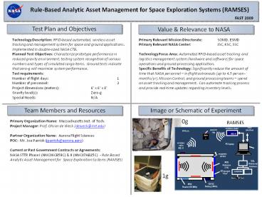 Technology Description: RFID-based automated, wireless asset tracking ...