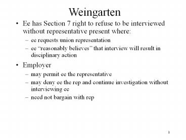 Weingarten presentation | free to download