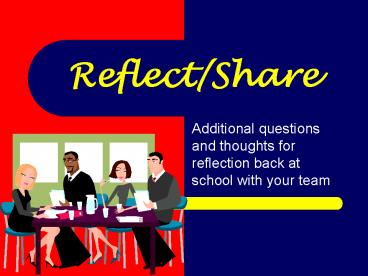 ReflectShare presentation | free to view