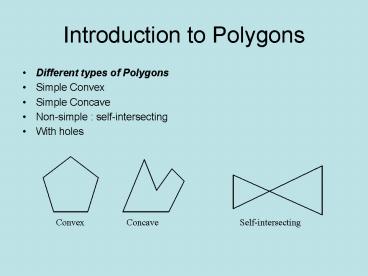 Introduction to Polygons presentation | free to view