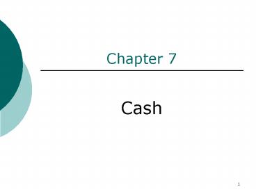 PPT – Cash PowerPoint presentation | free to view - id: 8827b-MmRiN