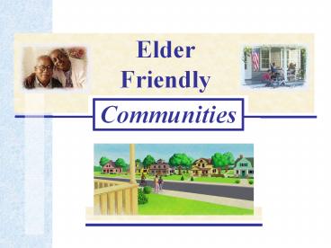 Elder Friendly presentation | free to download