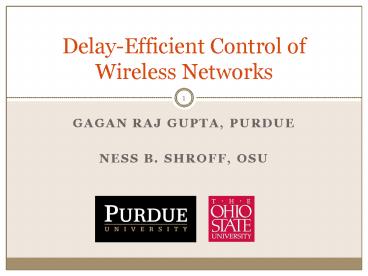 PPT – GAGAN RAJ GUPTA, PURDUE PowerPoint presentation | free to view ...
