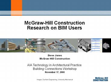 PPT – McGraw-Hill Construction Research on BIM Users PowerPoint ...