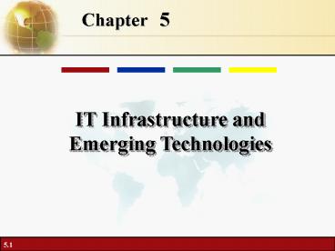IT Infrastructure and Emerging Technologies presentation | free to view