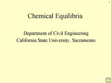 PPT – Chemical Equilibria PowerPoint presentation | free to download ...