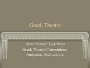 PPT – GREEK THEATRE PowerPoint presentation | free to view - id: 560c4 ...