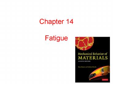 Fatigue presentation | free to download