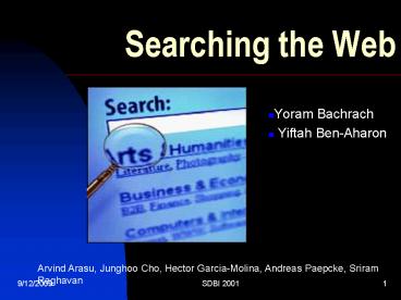 Searching the Web presentation | free to download