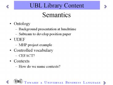 Semantics presentation | free to download