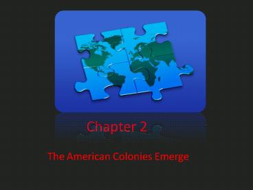 PPT – The American Colonies Emerge PowerPoint presentation | free to ...