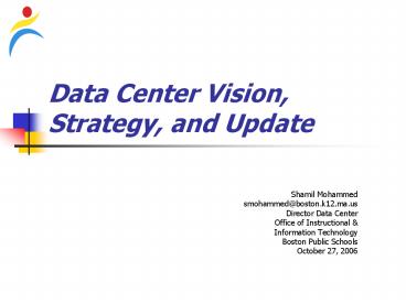 PPT – Data Center Vision, Strategy, and Update PowerPoint presentation ...