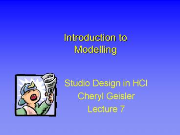 Introduction to Modelling presentation | free to view