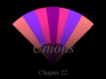 PPT – Unions PowerPoint presentation | free to download - id: 94ca0-M2Q3N