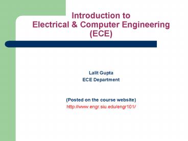 Introduction to Electrical presentation | free to view