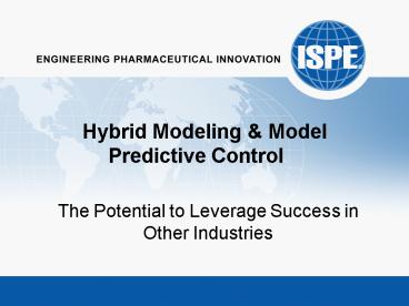 Hybrid Modeling presentation | free to view
