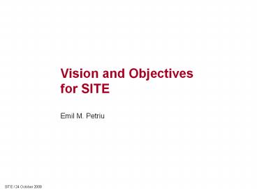 Vision and Objectives presentation | free to download