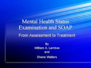 PPT – MENTAL STATUS EXAMINATION PowerPoint presentation | free to ...