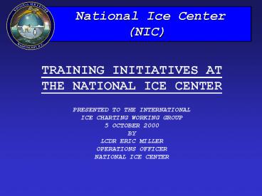 PPT – National Ice Center PowerPoint presentation | free to view - id ...