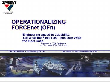 PPT – OPERATIONALIZING FORCEnet (OFn) PowerPoint presentation | free to ...
