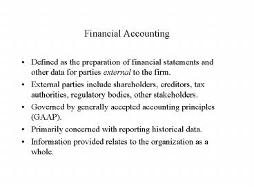 PPT – Financial Accounting PowerPoint presentation | free to view - id ...