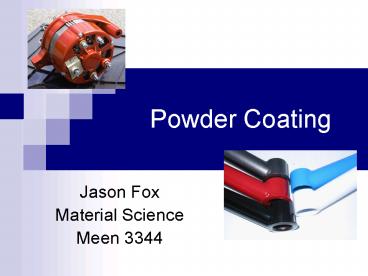 Powder Coating presentation | free to view