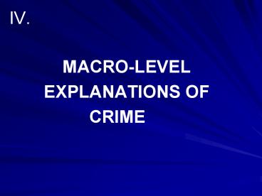 MACROLEVEL presentation | free to view