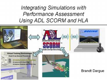 Integrating Simulations with Performance Assessment Using ADL SCORM and HLA presentation | free ...