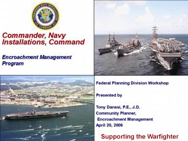 PPT – Supporting the Warfighter PowerPoint presentation | free to view ...