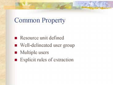 PPT – Common Property PowerPoint presentation | free to view - id ...