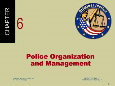 Police Organization and Management presentation | free to view