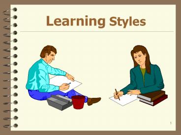 Learning Styles presentation | free to download