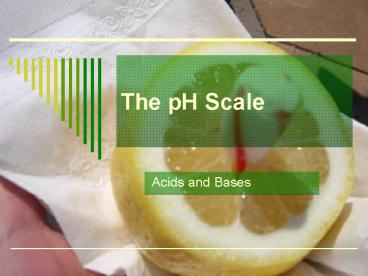 The pH Scale presentation | free to view