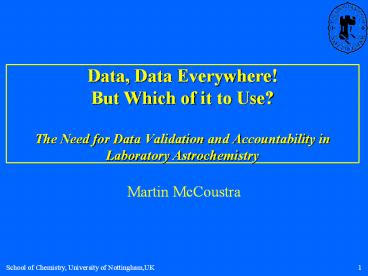Data, Data Everywhere But Which of it to Use The Need for Data ...