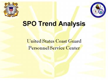 SPO Trend Analysis presentation | free to view
