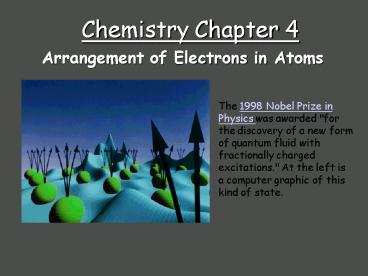 PPT – Chemistry Chapter 4 PowerPoint presentation | free to view - id ...
