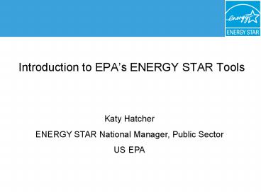 Introduction to EPA presentation | free to view