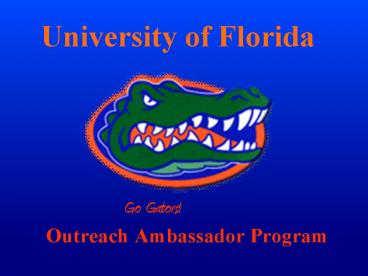 University of Florida presentation | free to view