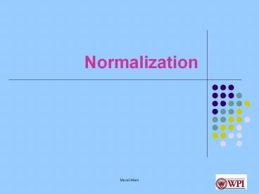 PPT – Normalization PowerPoint presentation | free to download - id ...