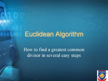 Euclidean Algorithm presentation | free to view