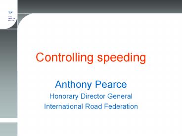 Controlling speeding presentation | free to view