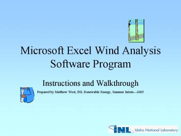 Microsoft Excel Wind Analysis Software Program presentation | free to view