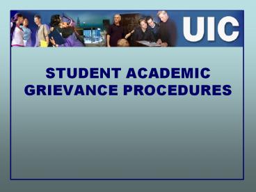 PPT – STUDENT ACADEMIC GRIEVANCE PROCEDURES PowerPoint presentation ...