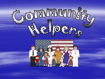 PPT – Community PowerPoint presentation | free to view - id: a134a-YjU2Y